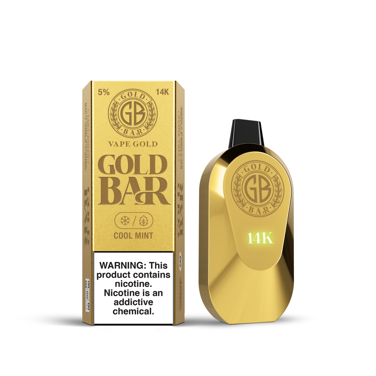 Cool Mint - 14000 Puff Hyper Mesh Disposable – Gold Bar Vapor