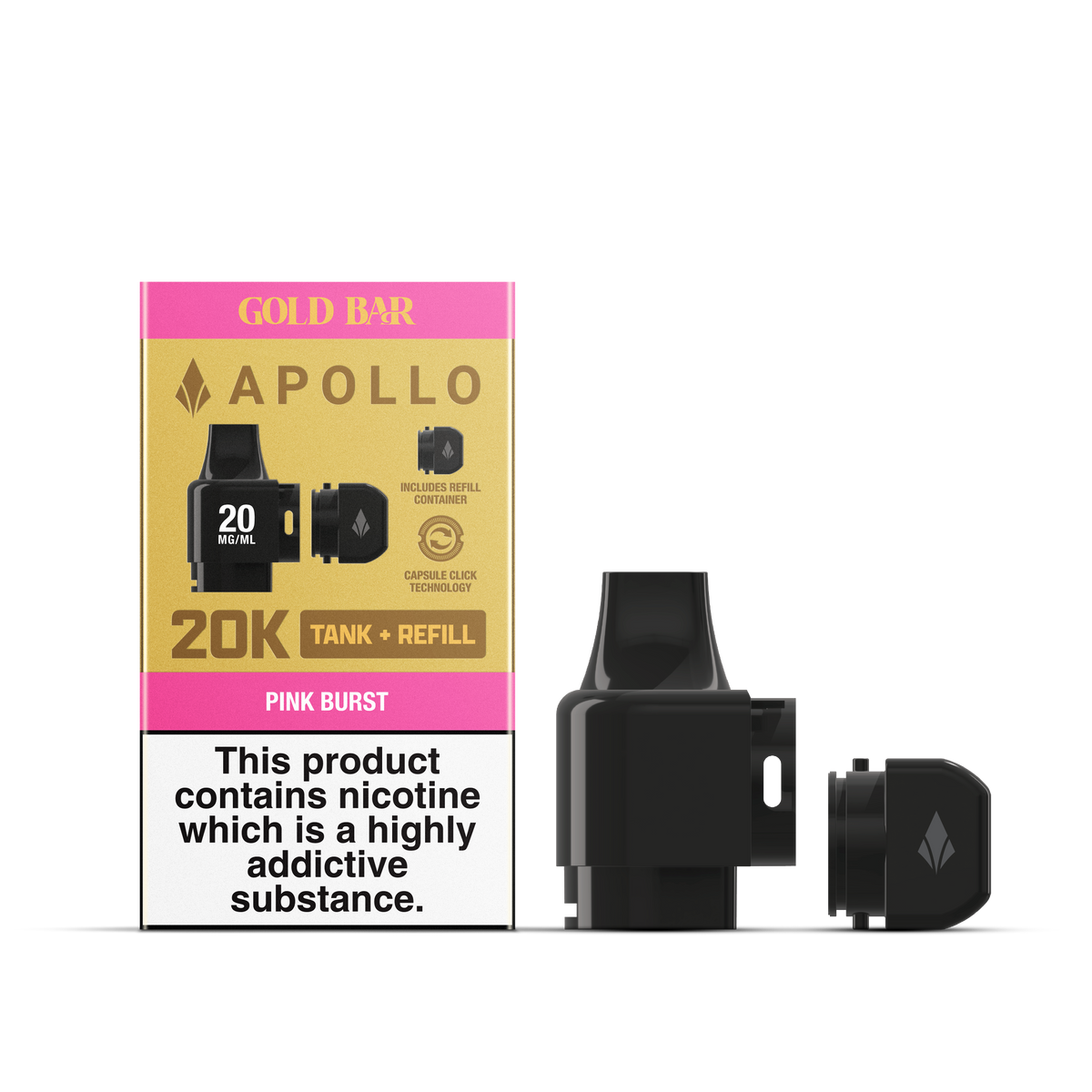 Apollo - Pink Burst - All in One – Gold Bar Vapor