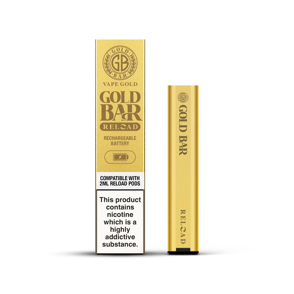 Reload Pod System Battery – Gold Bar Vapor